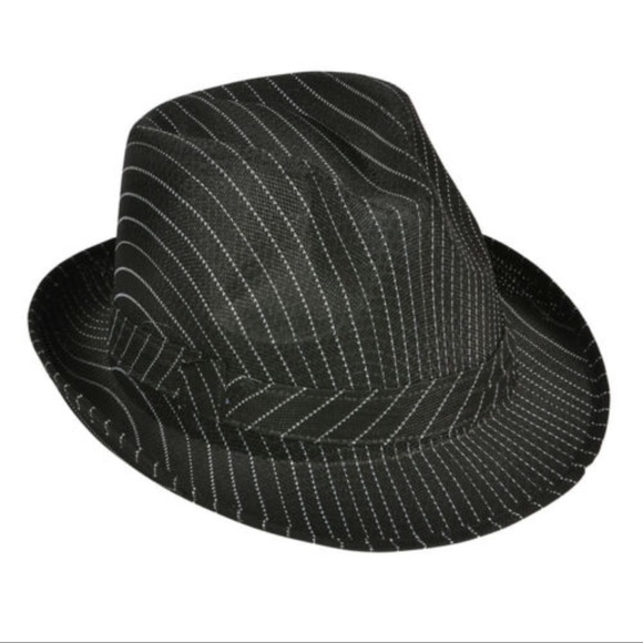 Rubie's | Accessories | Rubies Pinstriped Fedora Hat Gangster Halloween ...
